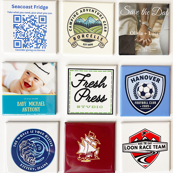 Custom Bulk Photo Magnets – Set of 50 Personalized 2"x2" Square Magnet